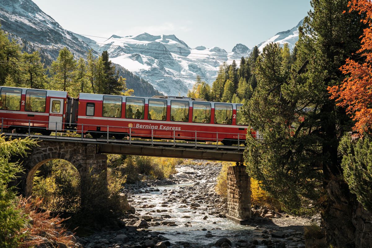 Switzerland Train Tickets - Bernina Express Train in Switzerland