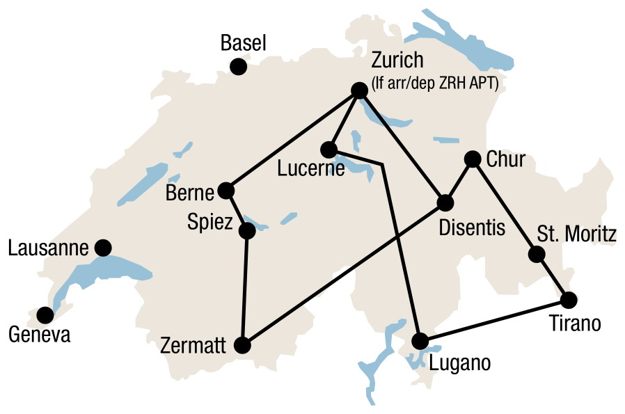 Switzerland Train Tours - Swiss Rail Tickets - Magic Switzerland