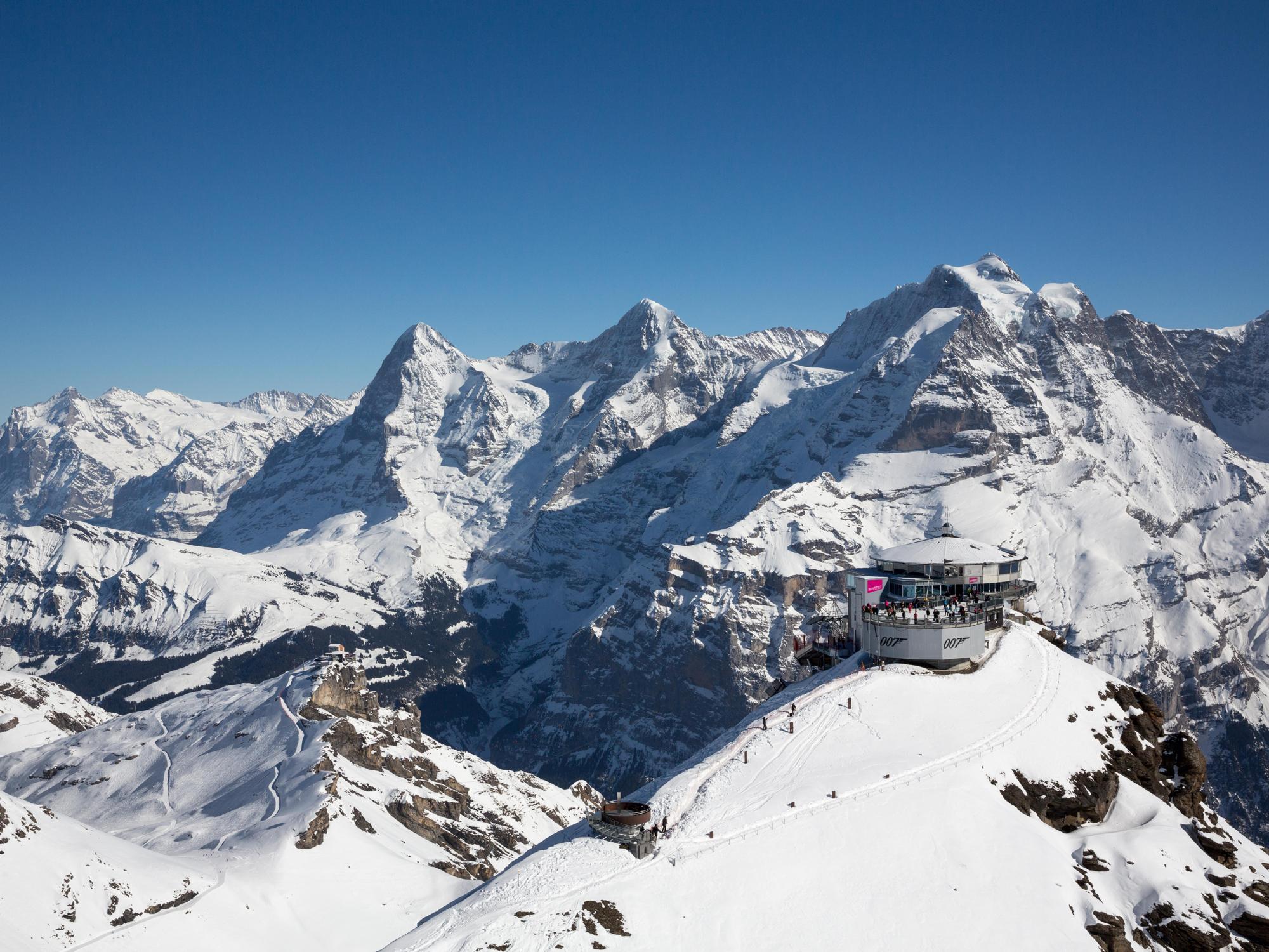 Travel to Schilthorn - Schilthorn Piz Gloria - Summit in Switzerland