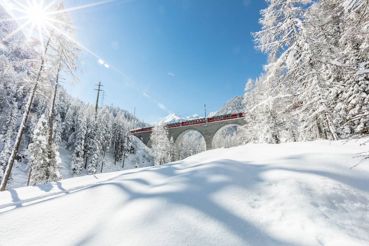 Switzerland Train Tickets - Bernina Express Train in Switzerland